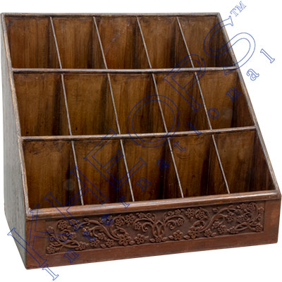 Square Pack Incense Empty Wood Display (each) | Kheops International